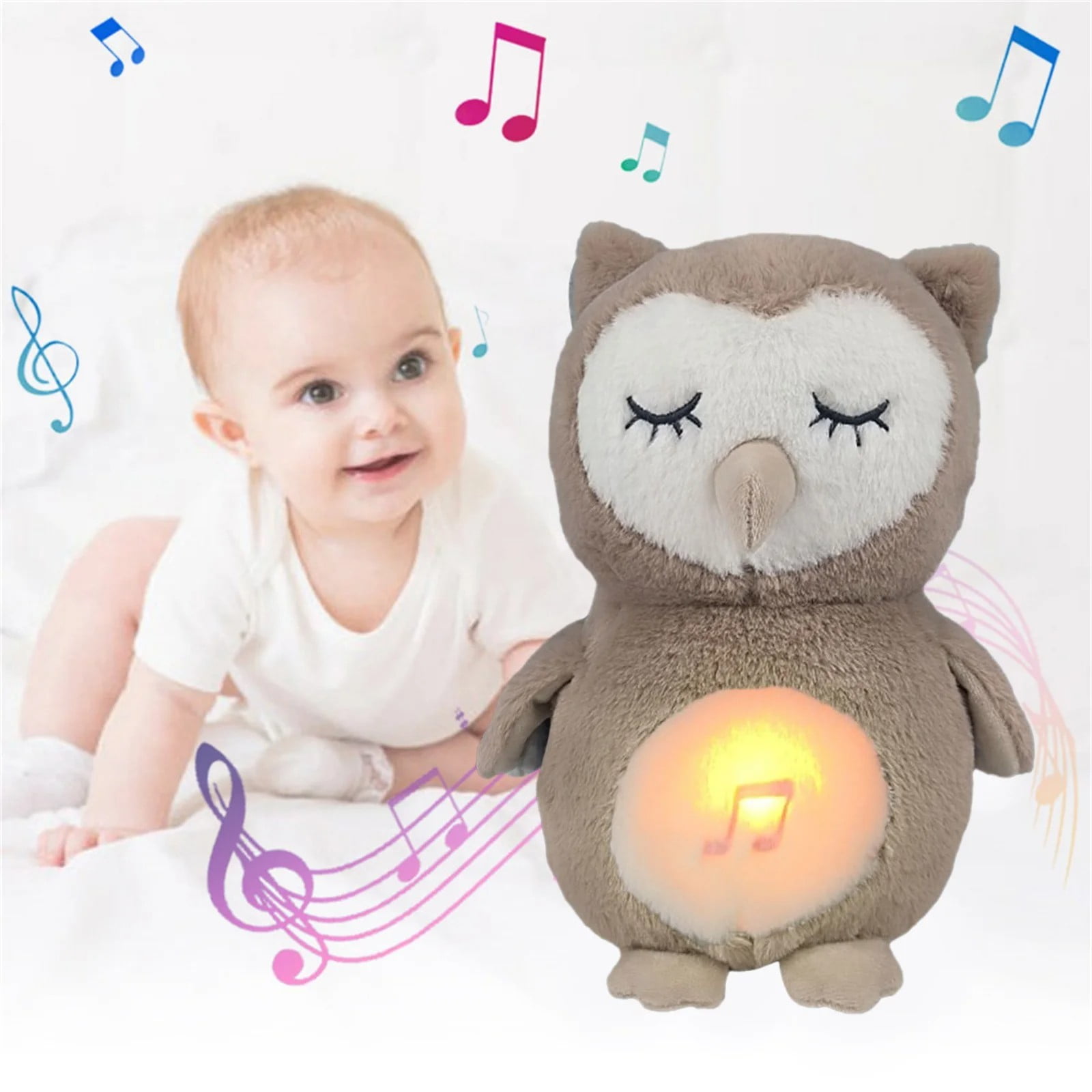 Owl Stuffed Animal, Owl, Stuffed Animals, Sleeping Animal Cuddly Toy ...