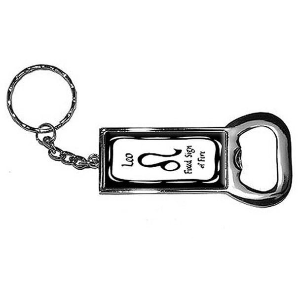 Leo Fixed Sign Of Fire Zodiac Horoscope Keychain Key Chain Ring Bottle ...
