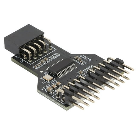 9 Pin USB Splitter,9 Pin To Dual 9 Pin In Line USB2.0 Connector 0 ...