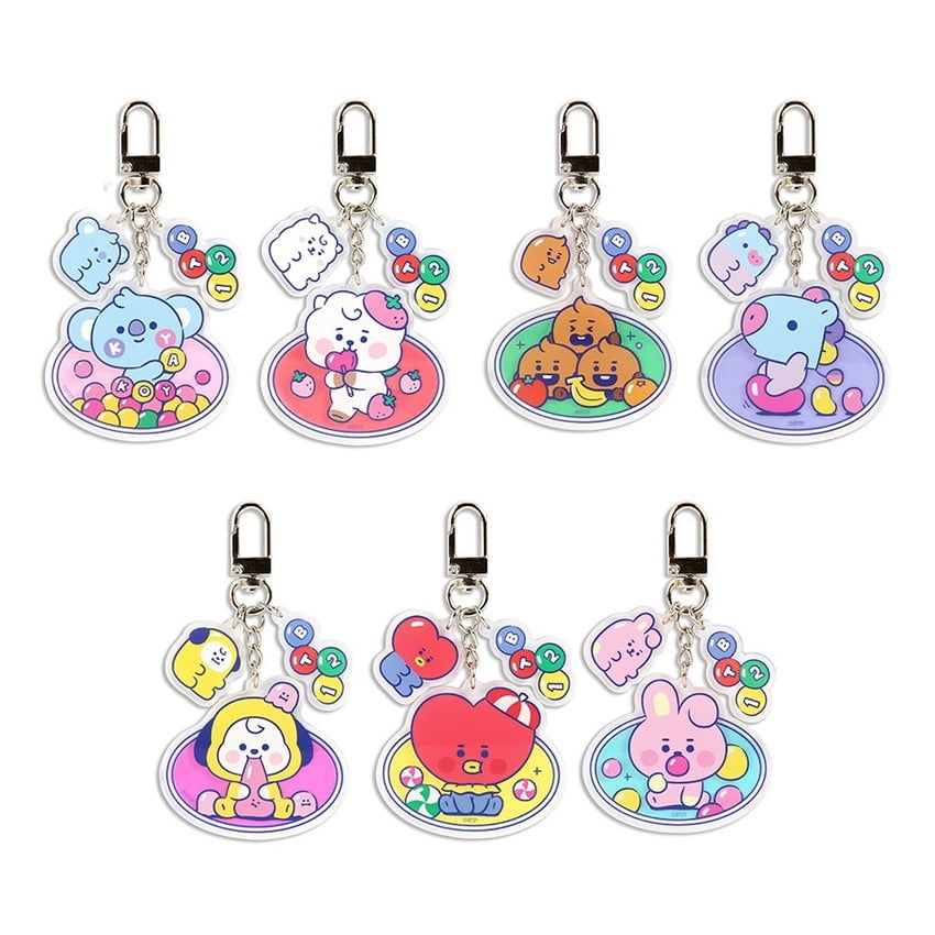 BT21 JELLY CANDY Baby Acrylic Keyring by BTS MONOPOLY (Mang) - Walmart.com