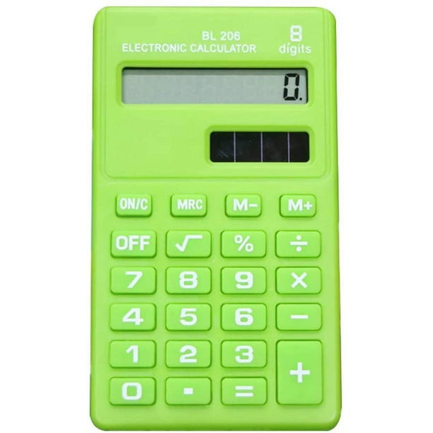Candy Color 8 Digits Pocket Mini Electronic Calculator for Students ...
