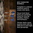 Viper Cold Steel 80% Tungsten Professional Steel Tip Dart Set, 21 Grams ...