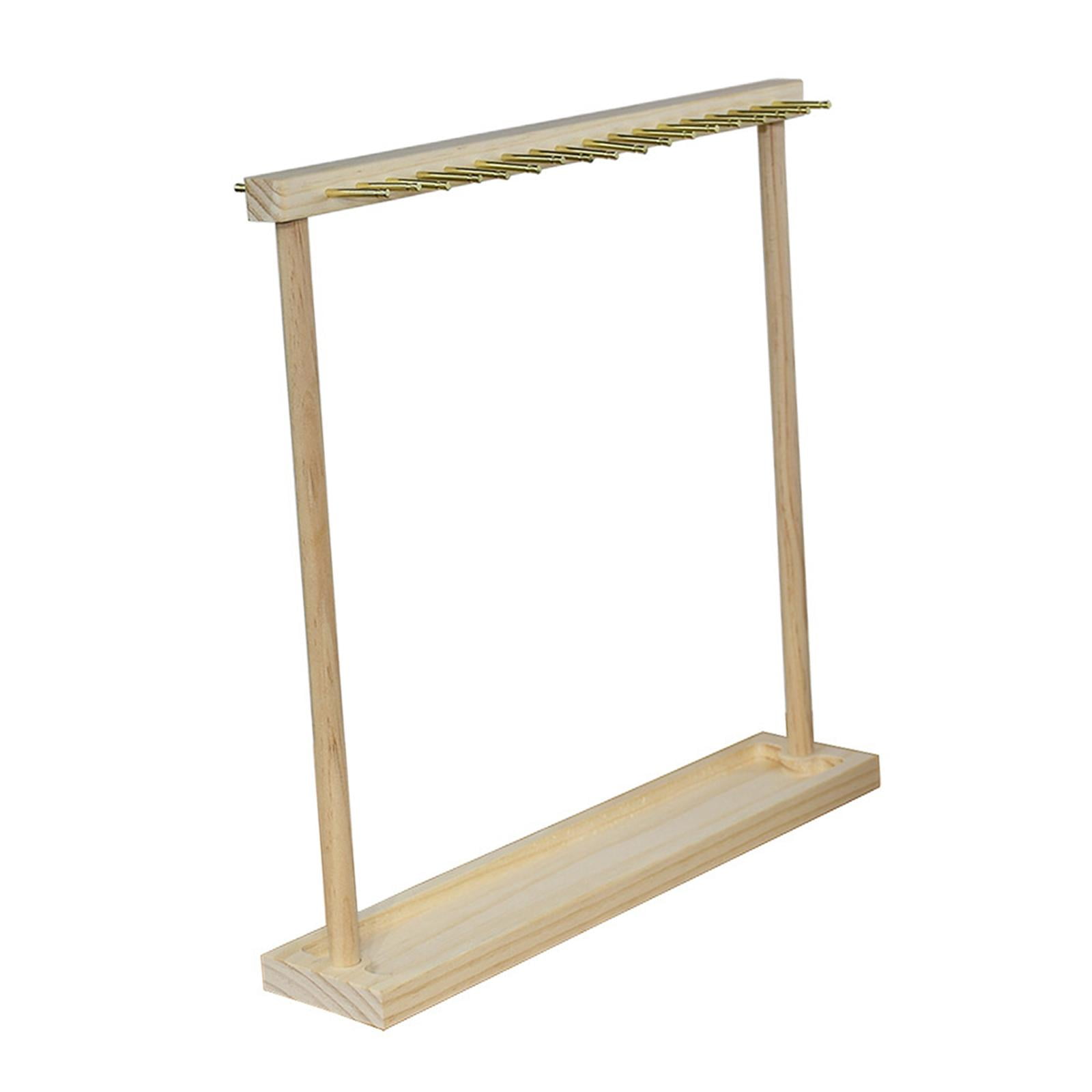 Wood Jewelry Display Stand Hanger Decor Organizer Handcraft Storage ...