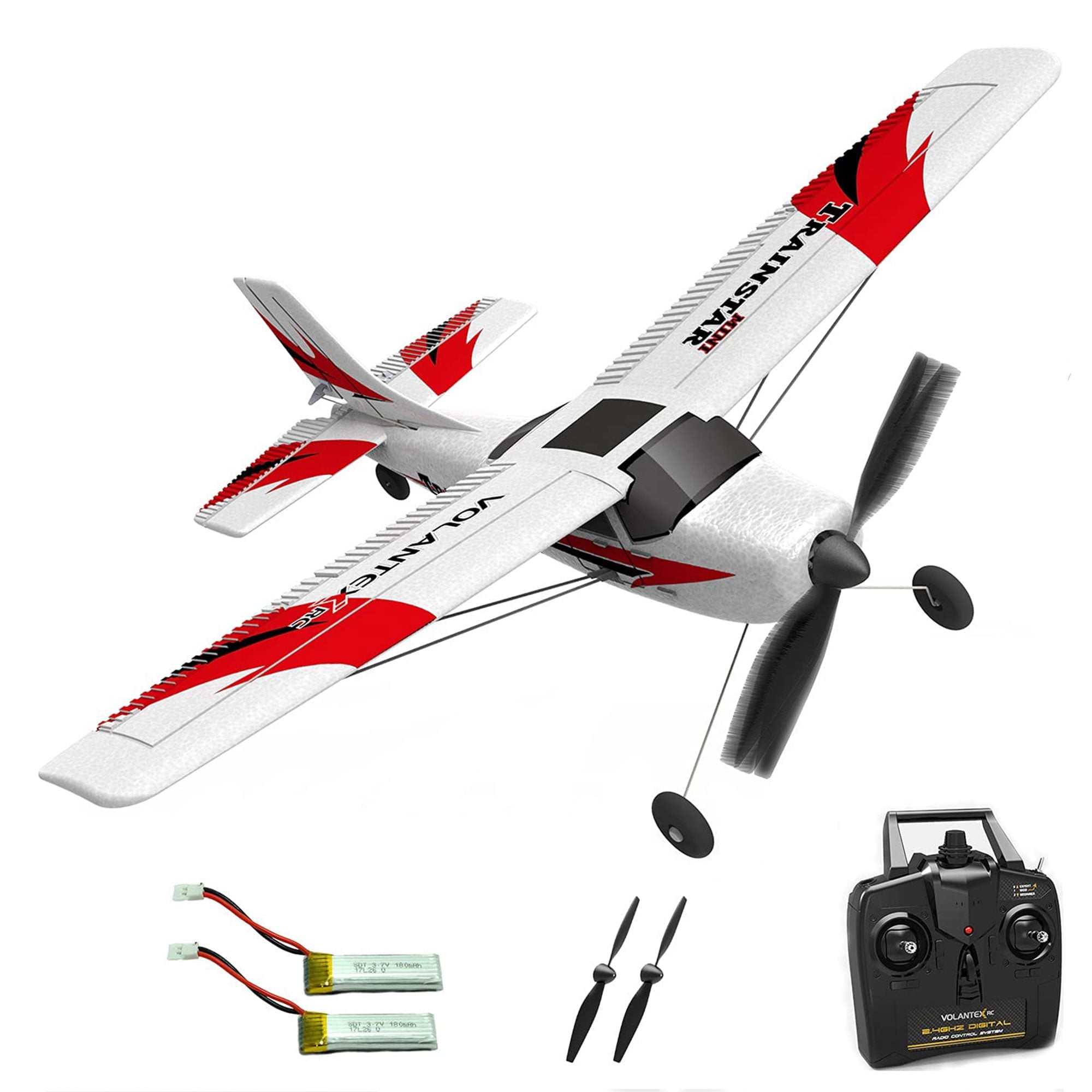 VOLANTEXRC Mini Trainstar Ready To Fly Remote Control Plane with ...