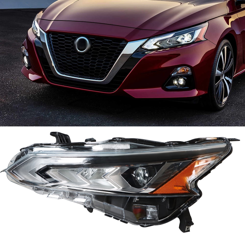 Genrics Headlights Replacement for 2019 2020 2021 Nissan Altima w/LED ...