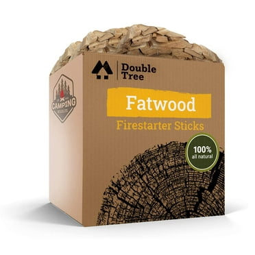 Pure Garden 10lb Box of Fatwood Pine Wood Fire Sticks for Starting ...