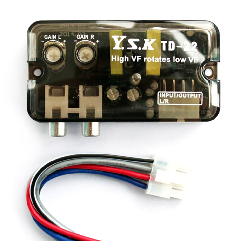 Auto Car Audio Converter RCA Stereo High To Low Adjustable Frequency ...