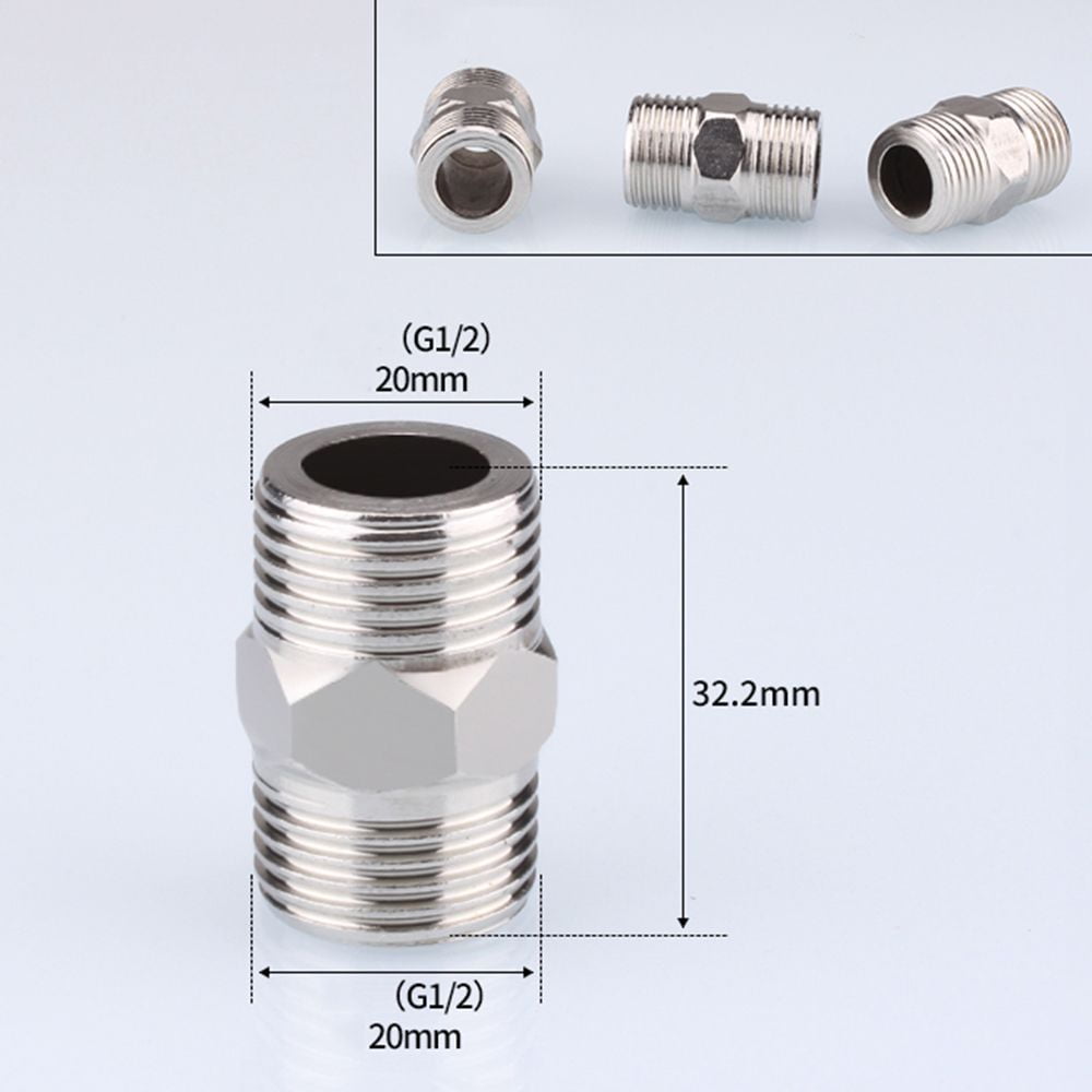 Variable Diameter External Elbow Female-Male Threaded Stainless steel ...
