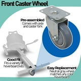 Alveytech Front 4" Caster Wheel for Hoverboard Go-Kart Kits, Easy ...
