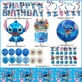 53 Pcs Blue Party Supplies, Birthday Decorations Set Include Banner ...
