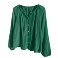 Cotton Linen Shirts For Women Trending Womens Clothes Lightweight Linen ...