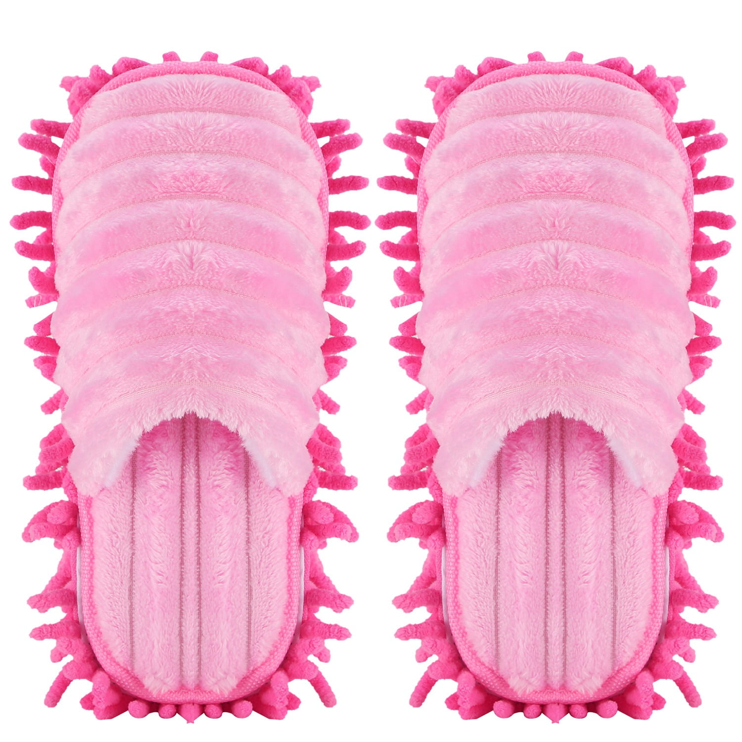 Mop Slippers Unisex Detachable Floor Mopping Shoes Pink S (35-37 ...