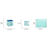 Your Zone Mermaid Set for Kids, 3 Pieces Includes Storage cube, Throw ...