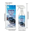 Car Snow And Ice Removal Spray Rapid Ice Melting & Safe Antifreeze ...