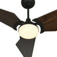 56" Indoor/Outdoor Smart Ceiling Fan with Dimmable LED Light Kit ...