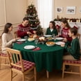 6 Pack Round Tablecloth 90 Inch White Stain Resistant Wrinkle Free ...