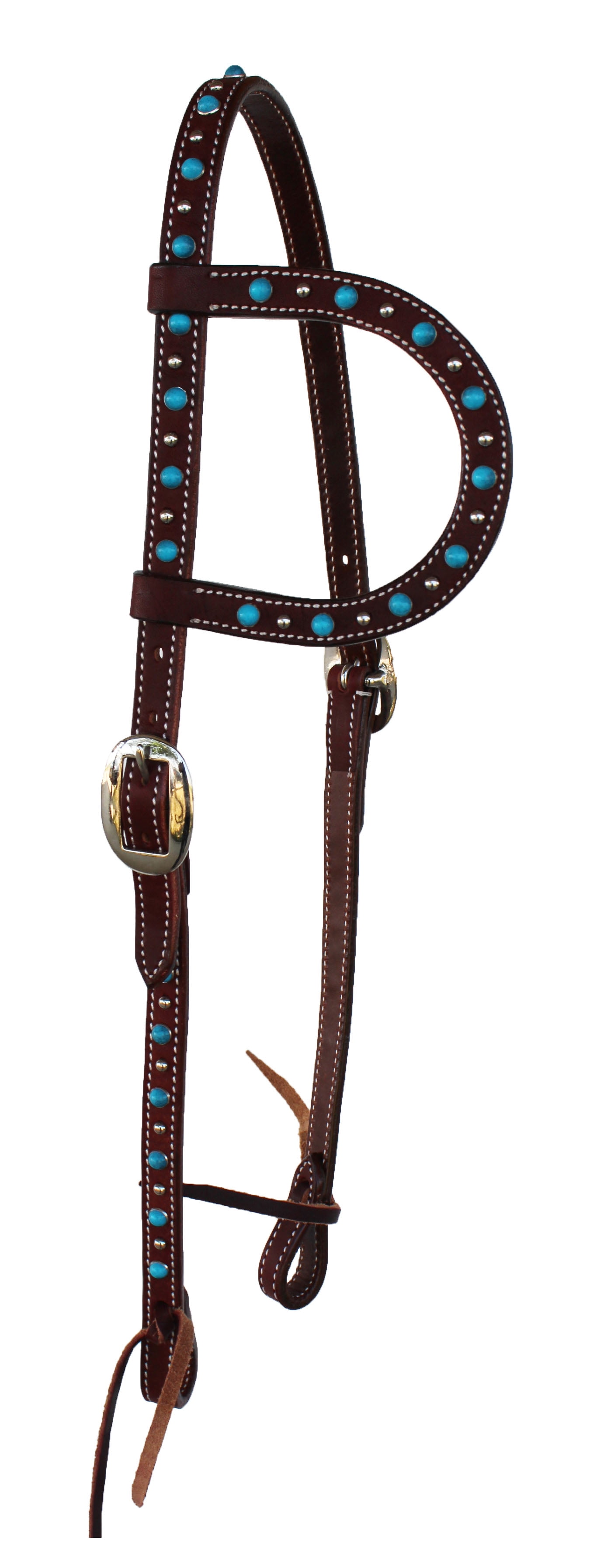 Horse Saddle Tack Bridle Western Leather Headstall 78RT07HA - Walmart.com
