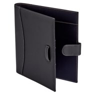 Samsill Contrast Stitch Leather Padfolio, 8.5"x11" Writing Pad Included ...