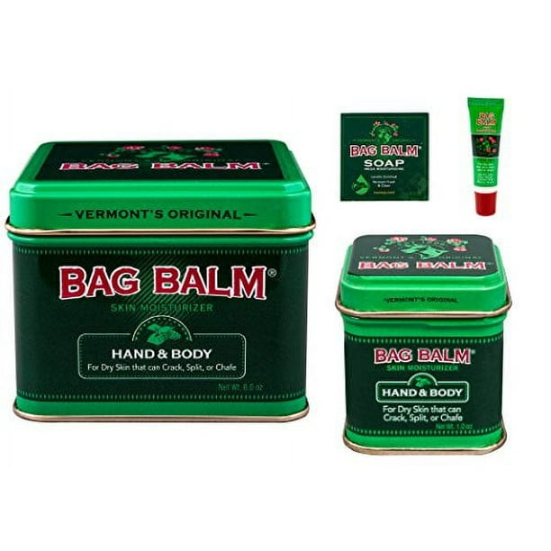 Bag Balm Value Bundle (8 ounces, 1 ounces Tins, On-The-go Tube and Mega ...