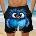 Daiosportswear Men's Summer Animal/Cartoon Print Board Shorts ...