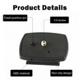 2 Pcs Quick Release Plate Tripod Head Screw Adapter Mount 1/4 Inch ...