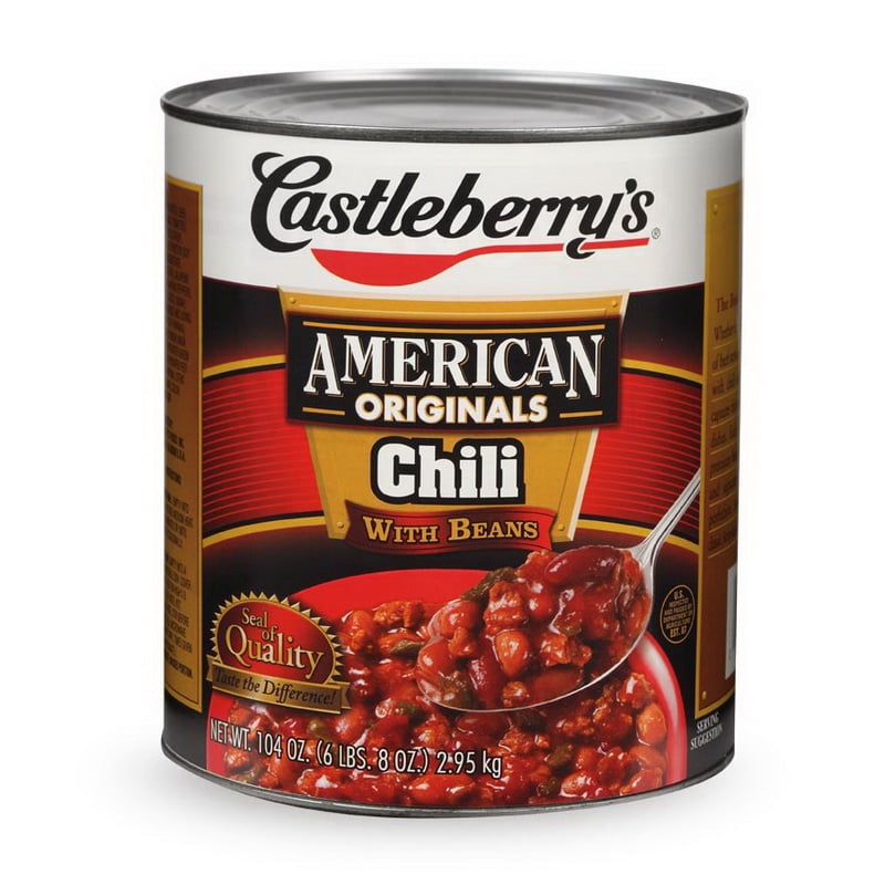 (Price/Case)Castleberry'S Chili With Beans 6-106 Ounce - Walmart.com