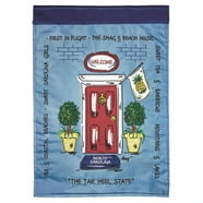 Evergreen Flag, Blossoms and Butterfly Garden Applique Flag, 12.5'' x 0 ...