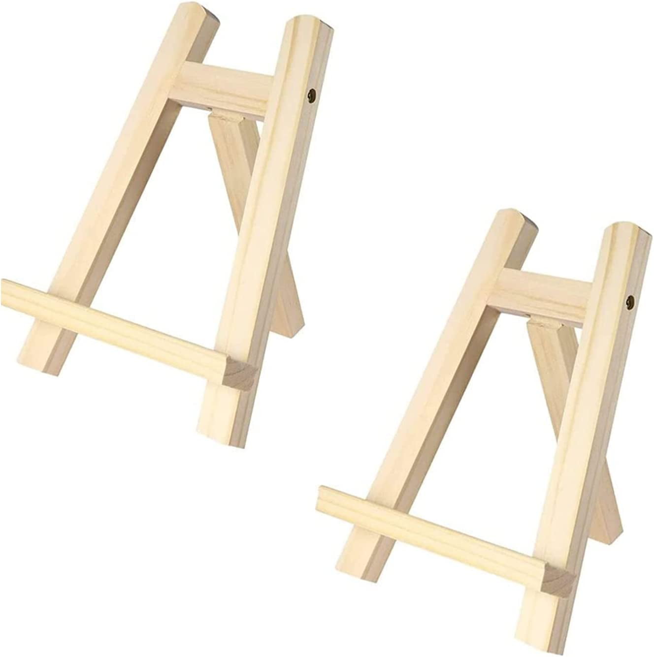 2 caballetes de madera, mini caballete de trípode de madera, caballete ...