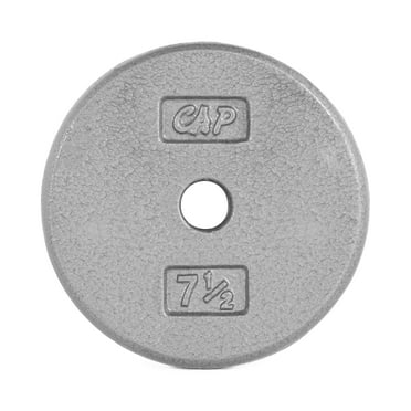 CAP Barbell Standard Cast Iron Weight Plate, 7.5 Lbs., Gray - Walmart.com