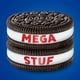 OREO Mega Stuf Chocolate Sandwich Cookies, Family Size, 17.6 oz ...
