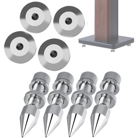 Speaker Spike,4 Pack Speaker Stands HiFi Shockproof Audio Amplifier ...