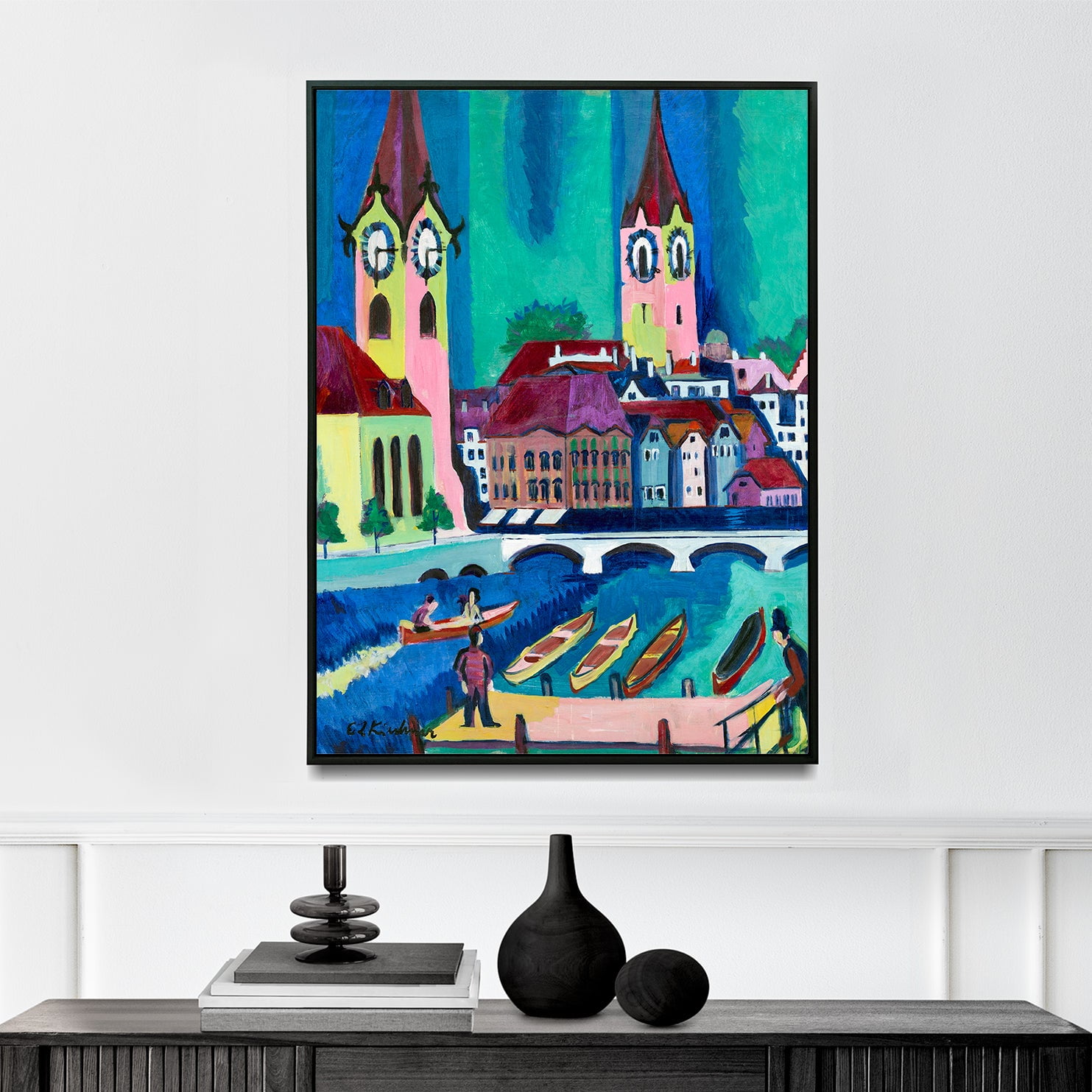 Zurich - 1926 | Ernst Ludwig Kirchner | Premium Fine Art Print | 20th ...