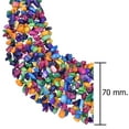 Aeravida Colorful Rainbow Seashell Beads Bohemian Chic Bib Statement