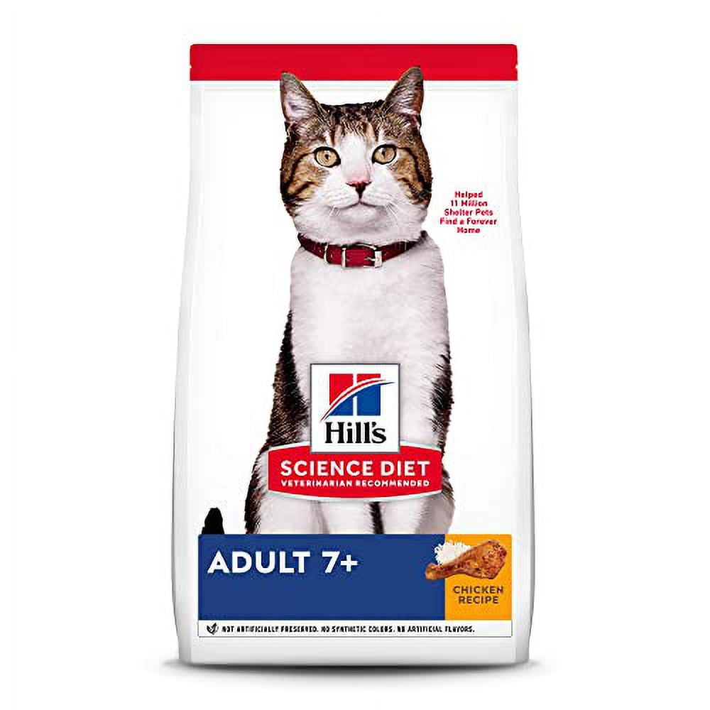 Click here for Hills Science Diet Senior 7+ Dry Cat Food  Chicken... prices