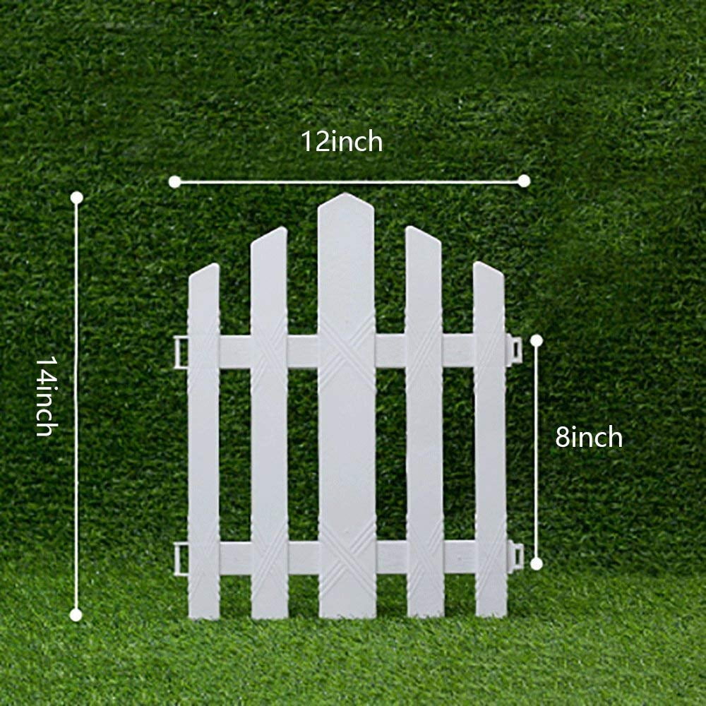 V Protek Plastic Edge Fence Garden PVC Patio Decorative -Insert the ...
