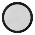 Hampton Bay Flaxmere 14 in. Low Profile Matte Black LED Flush Mount ...