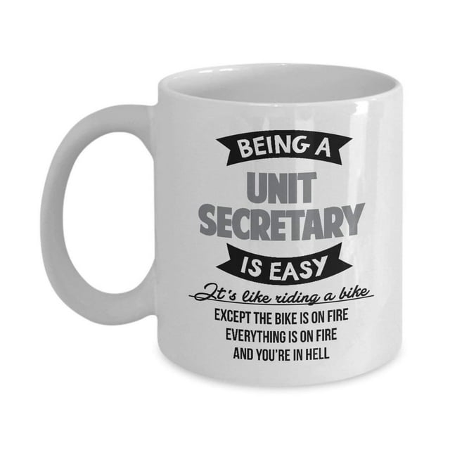 Funny Unit Secretary Secretaries Bikers Coffee & Tea Gift Mug - Walmart.com