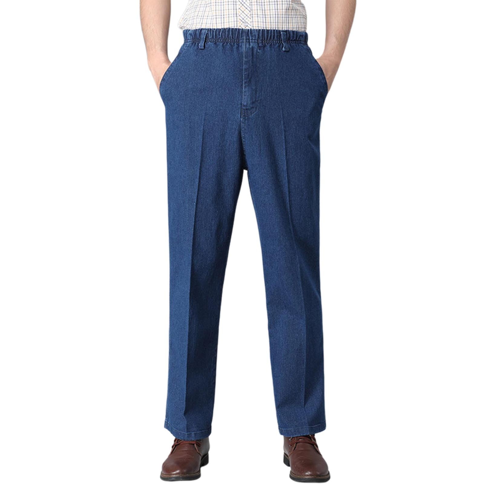 Click here for Shixiaoo Mens Straight Fit Flexible Waist Comfort... prices