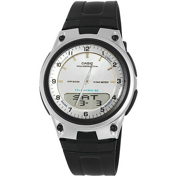 Casio - Men's World Time Databank Watch - Walmart.com - Walmart.com