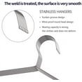 Wire Hangers, Clothes Hangers 50 Pack Heavy Duty Stainless Steel Metal ...