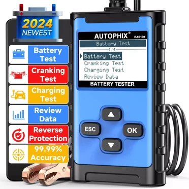 NEIKO 40510A Automotive Car Battery Tester | 100 AMP Voltage Gauge | 6 ...