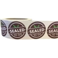 Food Delivery Tamper Evident SEALED TO GO Stickers | 2" Inches Round ...
