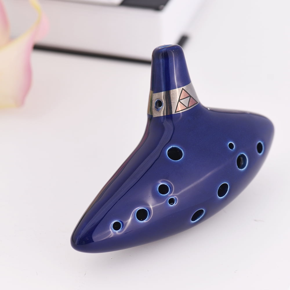 Buy Abody 12 Hole Ocarina Ceramic Alto C Vessel Flute Wind Musical ...