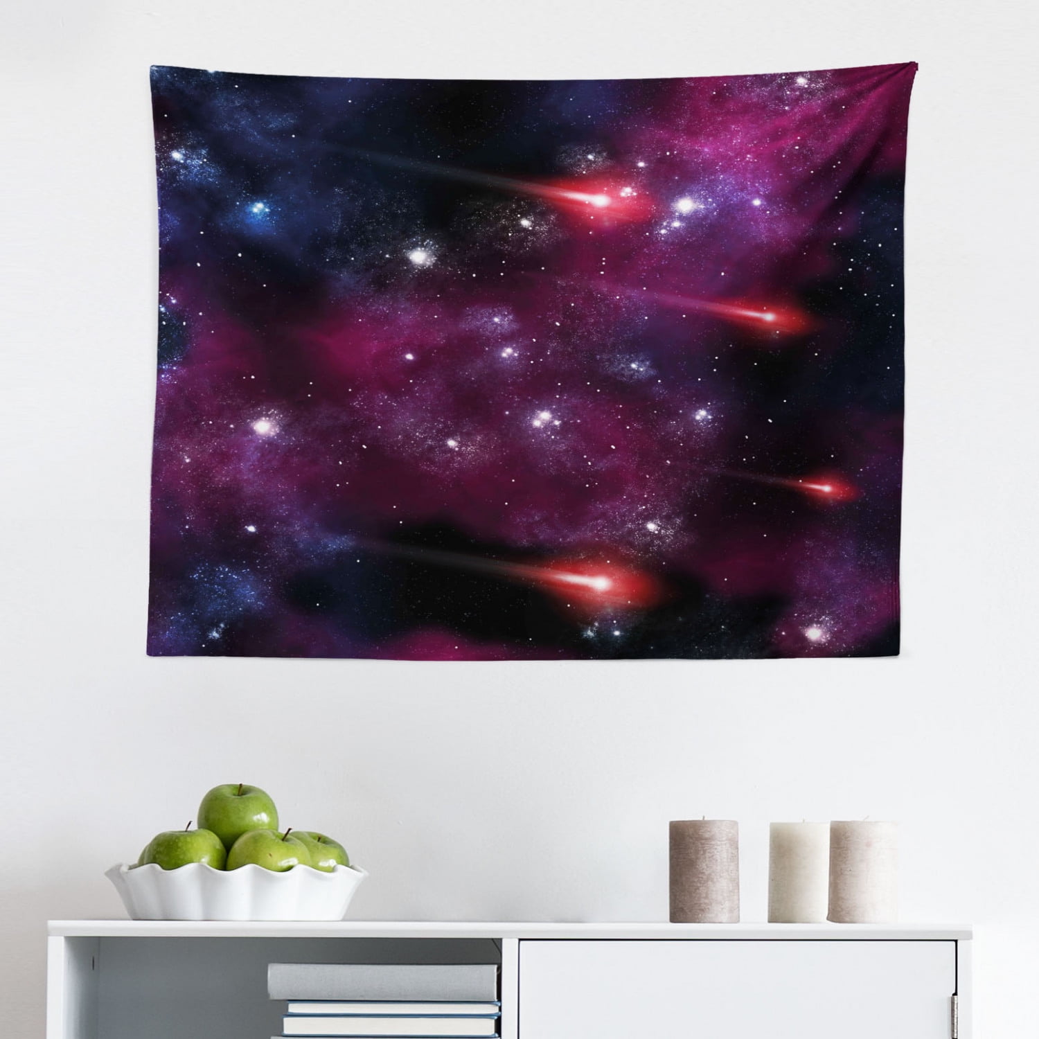 Galaxy Tapestry, Maya Calendar with Outer Space Background with Earth ...