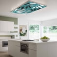 1 Pcs Summer Tropical Fluorescent Light Covers Abstract Grey White ...