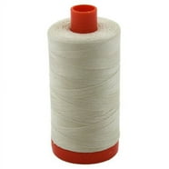 Aurifil Mako Cotton Thread Bundle, 2-Pack: Dove 2600 + White 2024 (1422 Yards Each) - Premium ...