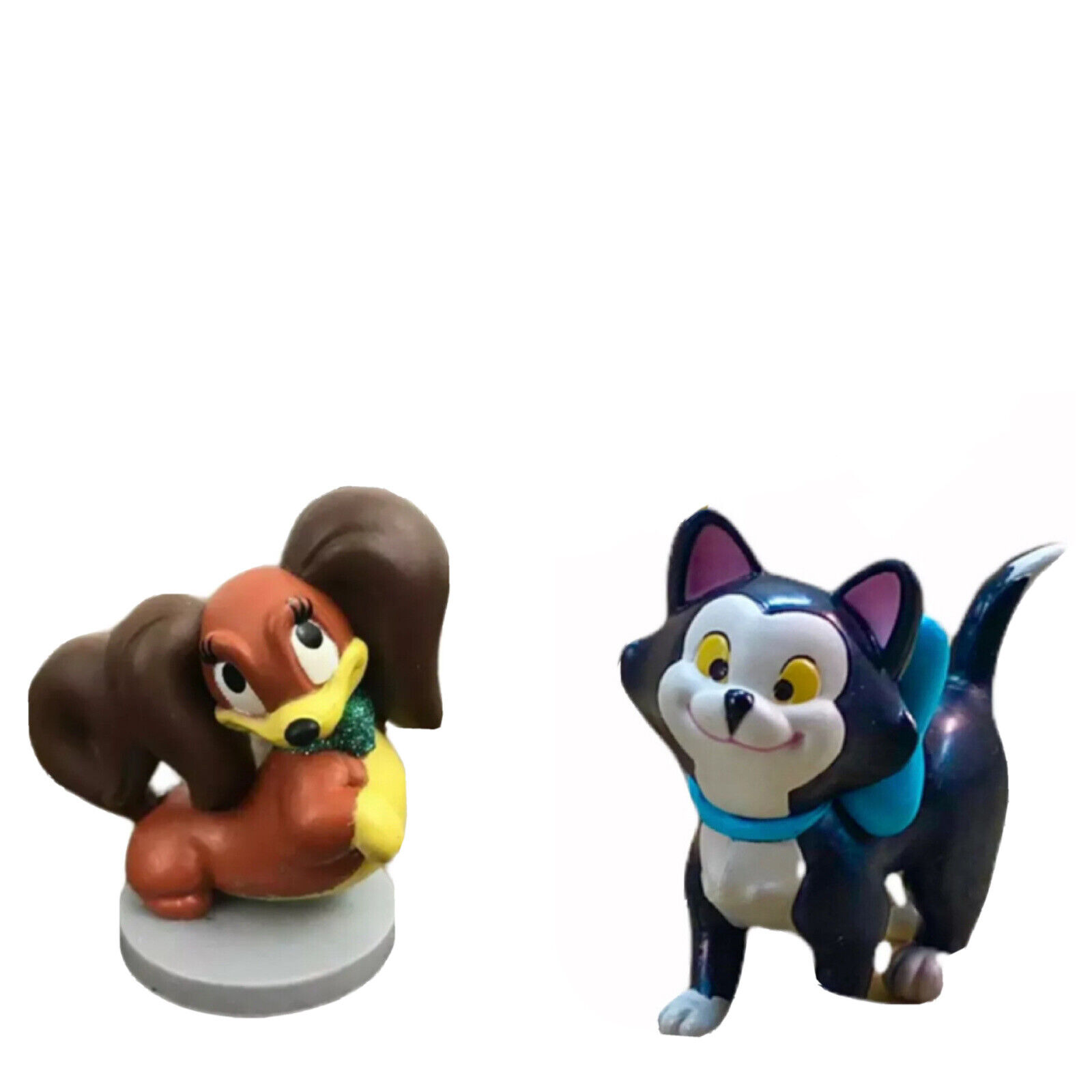 Fifi Pup Puppy Dog & Figaro Cat 3” PVC Cake Topper Minnie Helper Pets ...