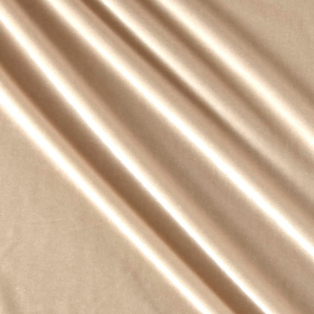 Ben Textiles Stretch Velvet Champagne Fabric By The Yard - Walmart.com
