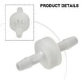 3MM To 12MM Plastic White Check Valve Way Non-Return Valve Oil Gas ...