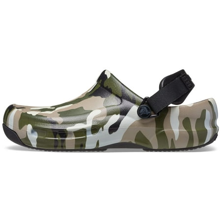 Crocs Work Bistro Pro LiteRide™ Clog Camo Men's 7, Women's 9 Medium ...